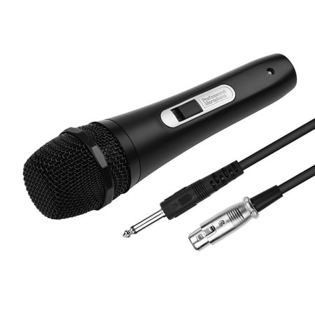 Handheld Wired Dynamic Microphone Mic XLR Cable 6.35mm Plug for Karaoke ...