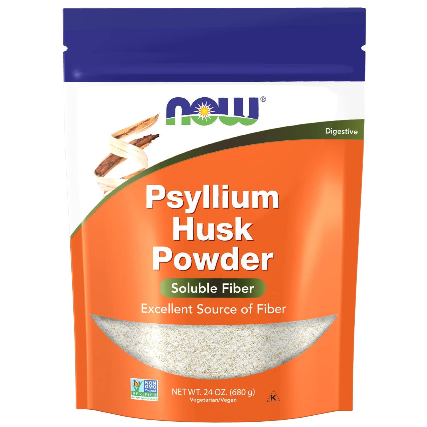 Plántago psyllium NOW Psyllium Husk 680 gr | Bodega Aurrera en línea