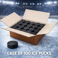 Official Regulation 6 oz. Ice Hockey Pucks Bulk - Case of 100 Hockey ...