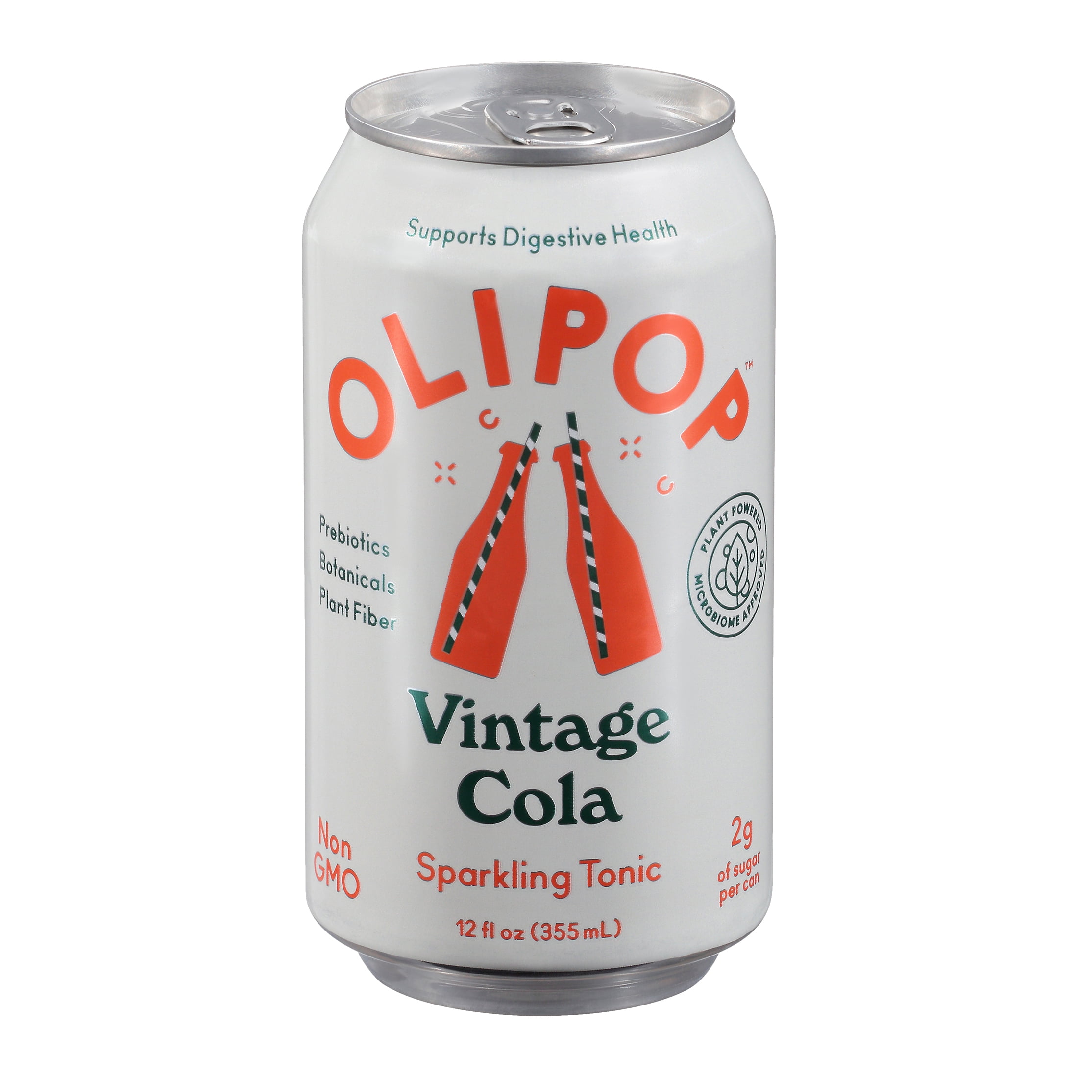OLIPOP Vintage Cola, A New Kind of Soda, 12 fl oz - Walmart.com