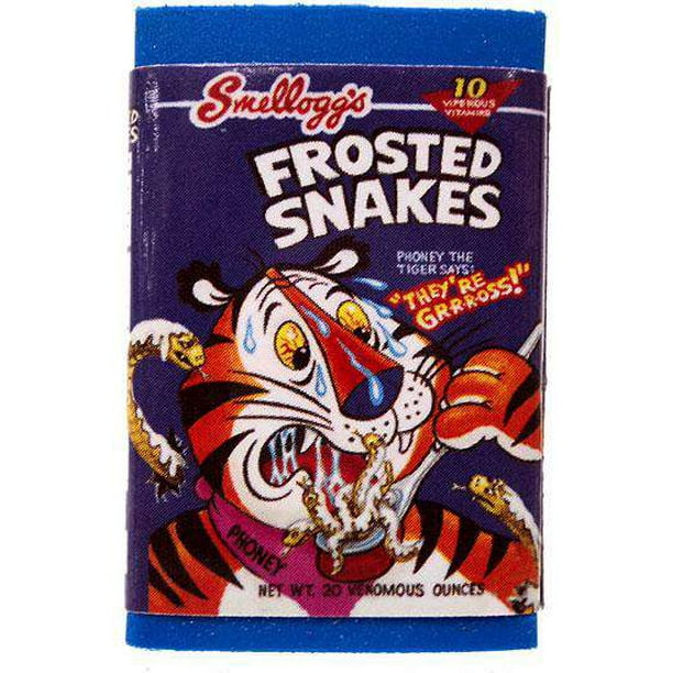 Wacky Packages Series 1 Frosted Snakes Single Eraser - Walmart.com