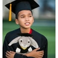 DolliBu Grey Rabbit Graduation Plush Toy - Soft Huggable Graduation ...