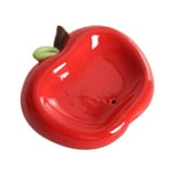 Fiocias Cute Soap Box Red Apple Soap Dish Portable Gift Supplies ...
