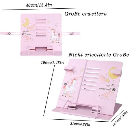 Metal Reading Stand, Children's Reading Stand, Cookbook Holder, Clock ...