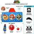 Nintendo Super Mario Kids Bath Set - Hooded Towel and Character Loofah ...