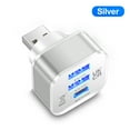 USB Adapter 3 Port USB Extender Quick Charging Multiple Splitter Car ...