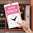 1Pcs PVC Business Public Signs and 1PCS suction cup hooks Rectangle ...