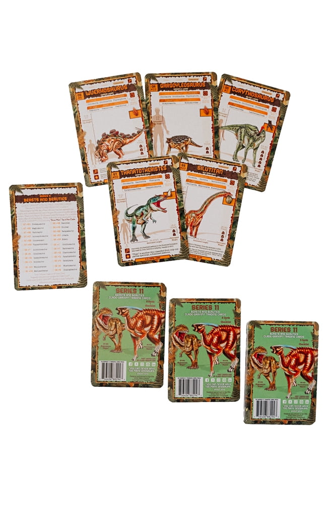 Clade-Gravim Dinosaur Trading Cards - Series 11 Multi Pack for Boys ...