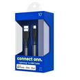 onn 10ft Lightning to USB-A Braided Charging Cable, MFI certified ...