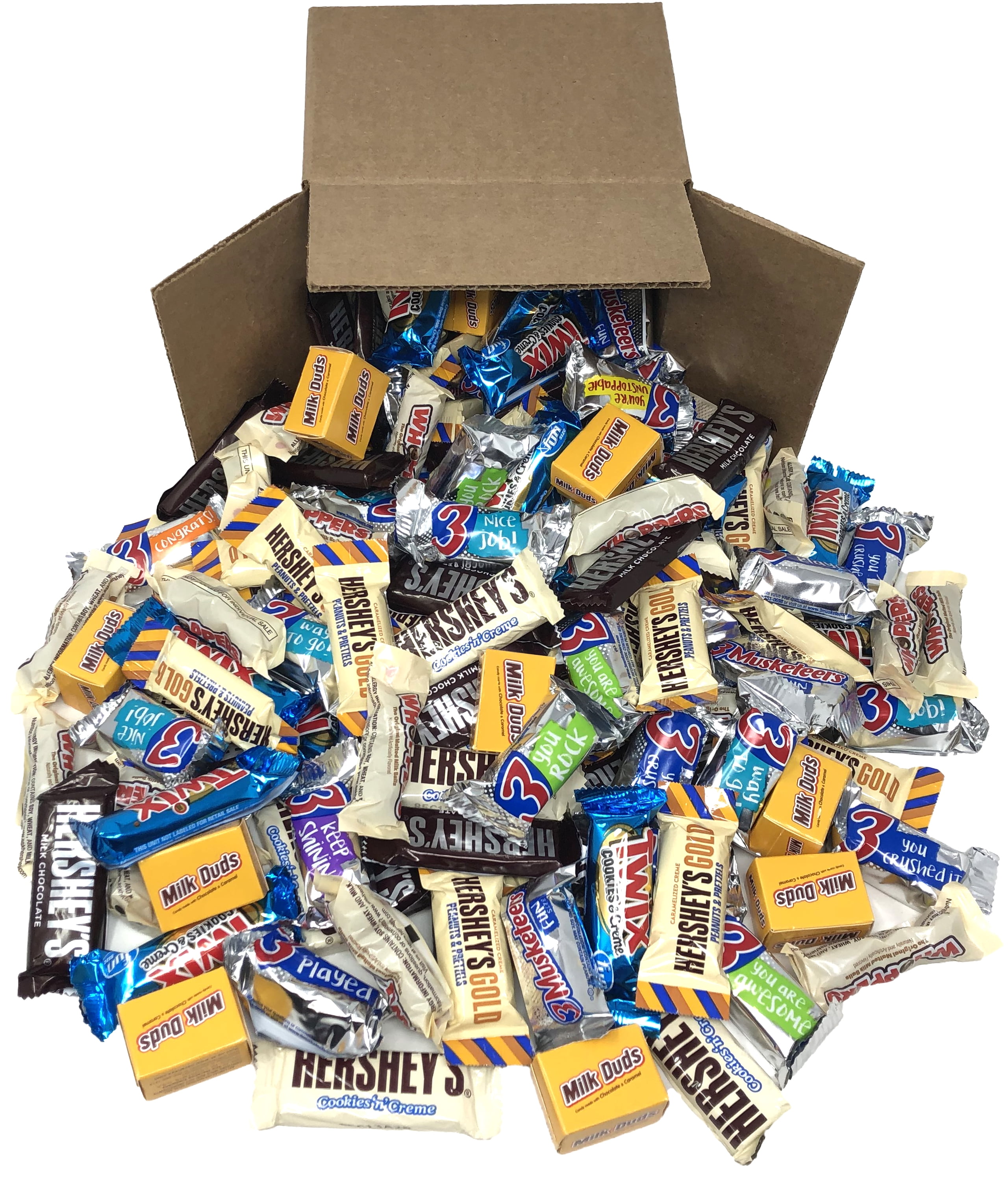 Assorted Chocolate Candy Bars Bulk Mix, A Variety of Chocolates ...