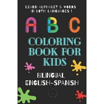 Bilingual Coloring Book For Kids: English/Spanish Learning Coloring ...