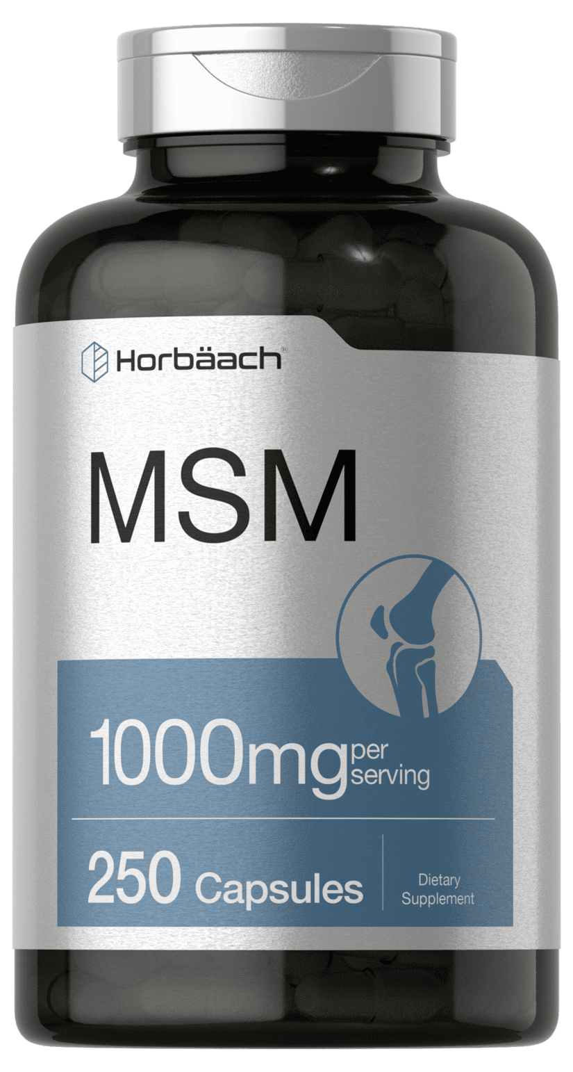 MSM Supplement Capsules | 1000mg | 250 Count | Methylsulfonylmethane | by Horbaach - Walmart.com