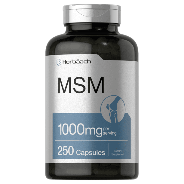 MSM Supplement Capsules | 1000mg | 250 Count | Methylsulfonylmethane ...