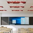 Fluorescent Light Covers for Ceiling Lights Classroom, Red Merry ...