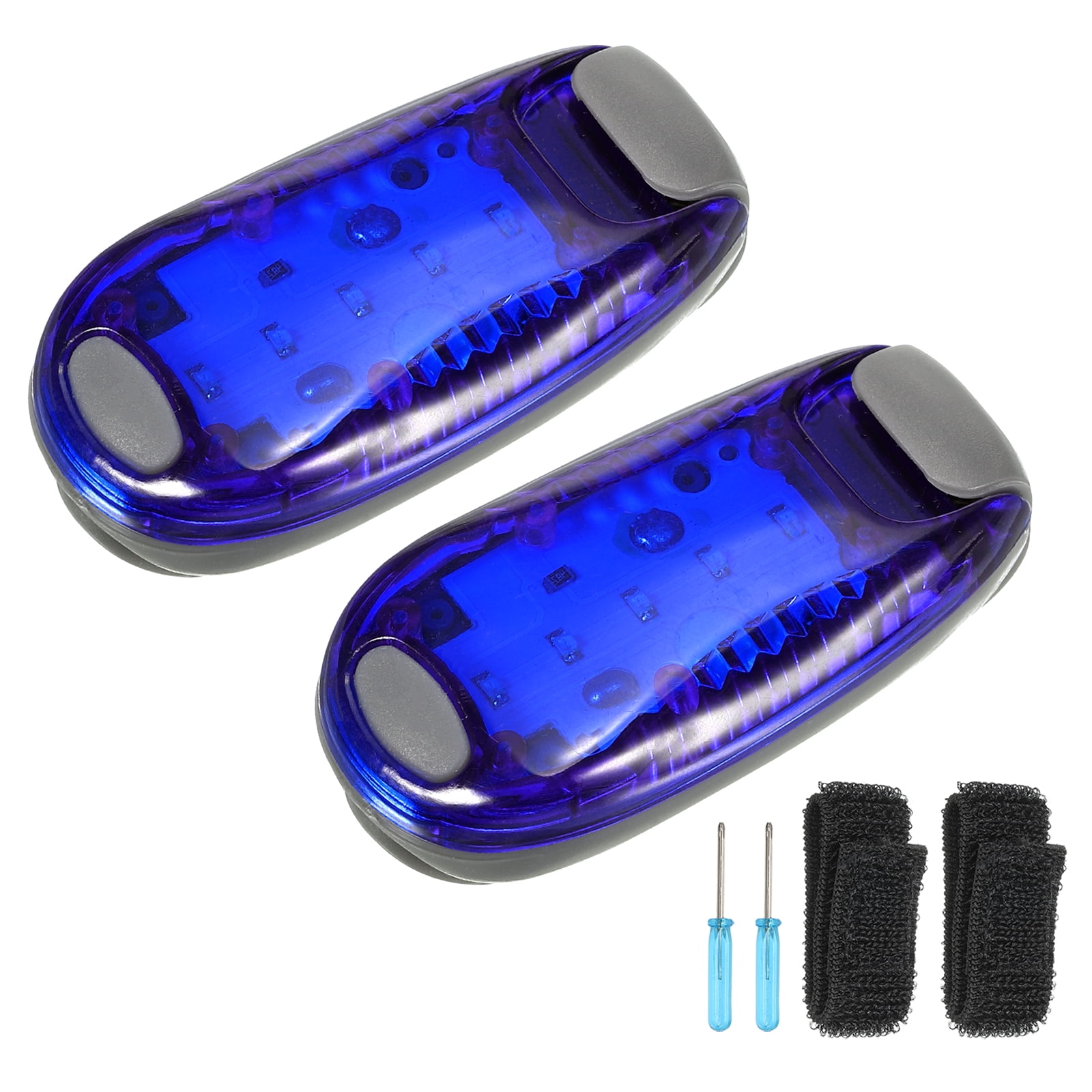 Uxcell LED Safety Light, 2 Pack Bicycle Tail Light Running LED Lights ...