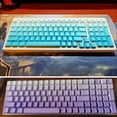 PBT Dye Sublimation Keycaps Letter Top/Side Engraveds Gradients Color ...