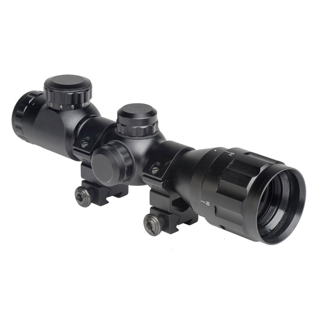 Hatsan Optima 4x32AO Compact Airgun Scope Illuminated Reticle w/ Rings ...