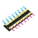 8 Terminals Bus Bar Busbar Junction Assembly Stable Performance Brass ...