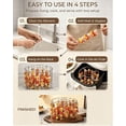 2026 Stainless Steel Air Fryer Skewer Rack,New Stainless Steel Hanging ...
