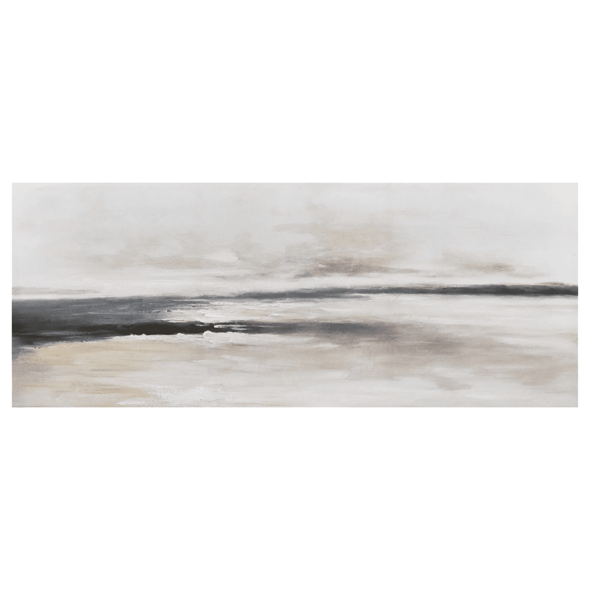 Click here for Bouclair Blue Abstract Oil Painting 60 X 24 In (15... prices