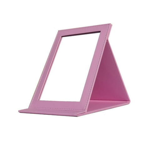 Folding Travel Vanity Mirror With Desktop Standing Makeup Mirror For ...