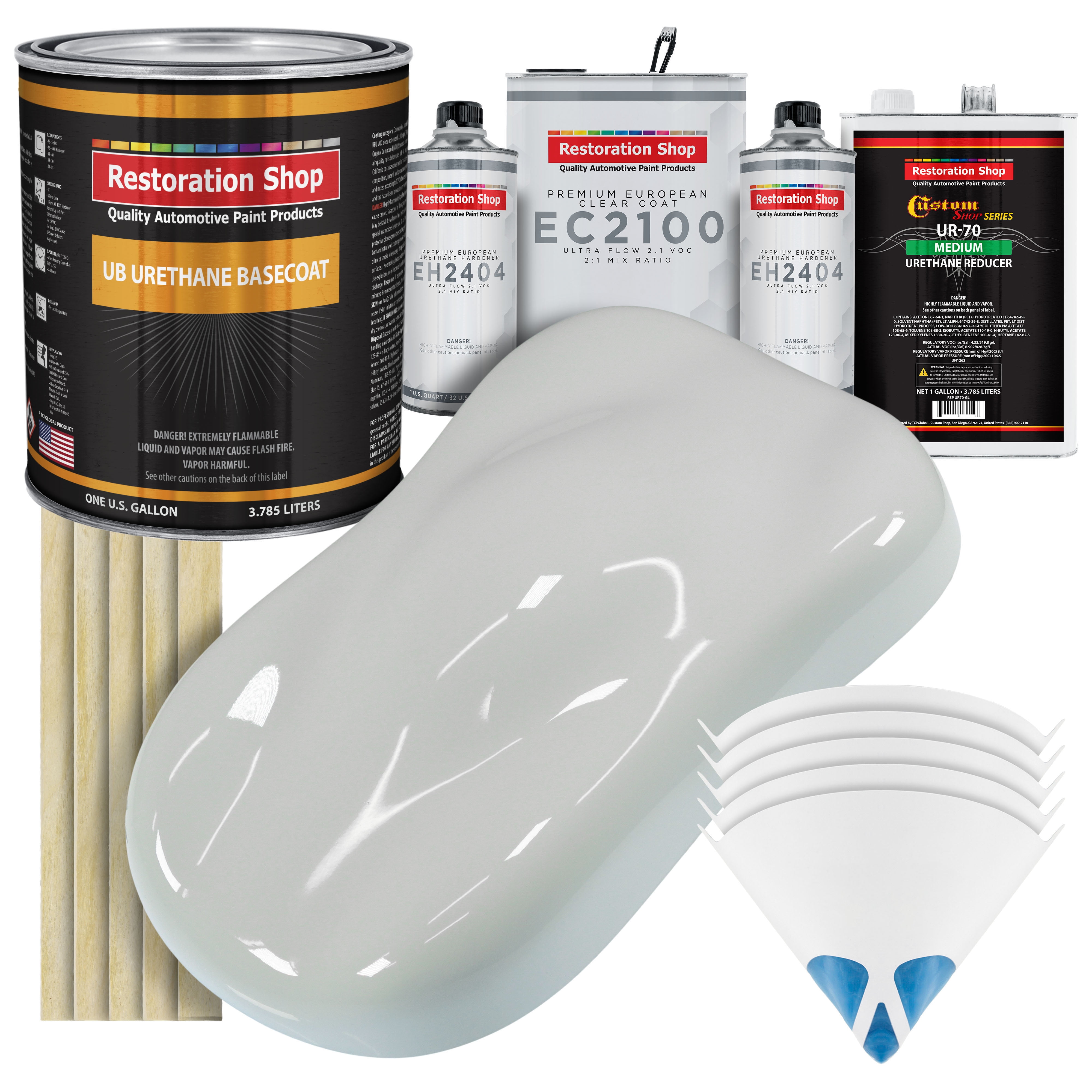 Restoration Shop - Classic White Urethane Basecoat with European ...