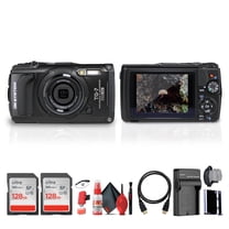 Kodak Pixpro FZ55 Digital Camera (Blue) Bundle Including: 128 GB Memory ...