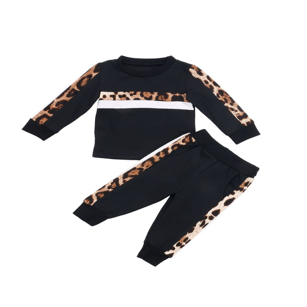 Click here for Generic Toddler Baby Girl Sports Clothes Set Leopa... prices