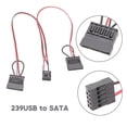 ANXPTIME Robust 239 USB to SATA Power Cord for Computer Maintenance and ...