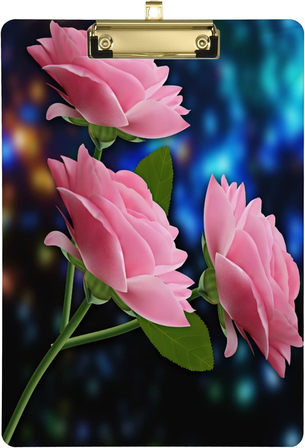 FMSHPON Nature Flower Clipboard Hardboard Wood Nursing Clip Board and ...