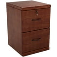2 Drawer Vertical Wood Lockable Filing Cabinet, Cherry - Walmart.com