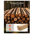 Wooden Garden Stakes 25 Pk, 36 inch Fir Wood Plant Supports, Survey ...