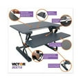 Victor Technology VCTDCX710 High Rise Height Adjustable Standing Desk ...