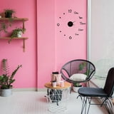 MLINS 3 Sets of Acrylic Digital Wall Clock Home DIY Exquisite Frameless ...