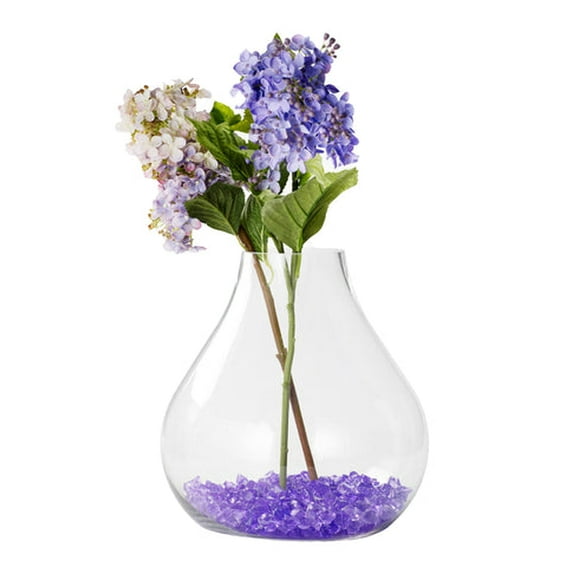 Large Clear Glass Vase