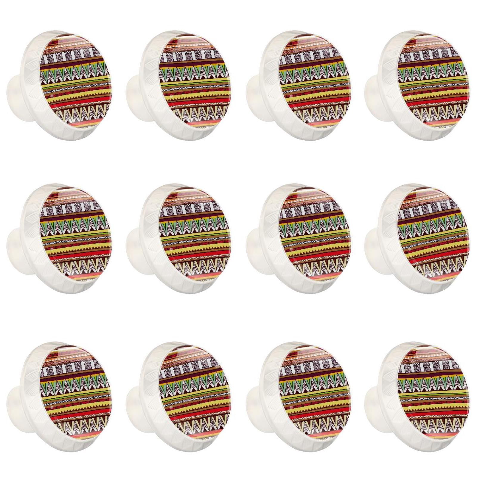 12 Pcs Geometrical Knobs for Kitchen Cabinet Cupboard Dresser Bookcase ...