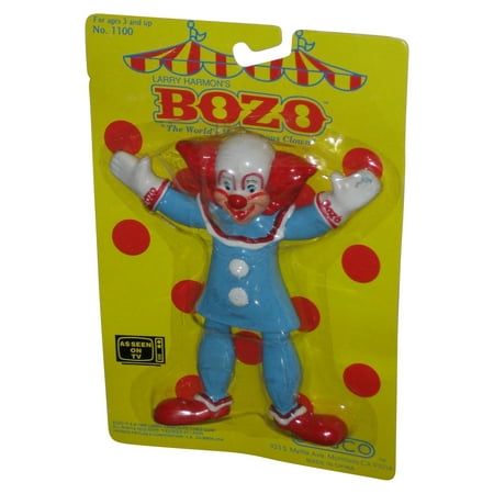 Larry Harmon's Bozo The Clown (1988) Jesco Bendable Rubber 6-Inch Toy ...