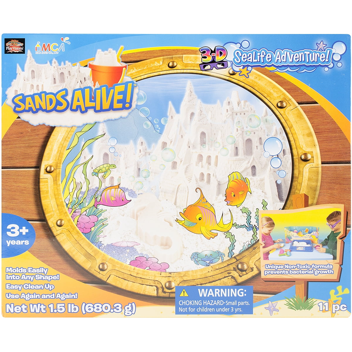 Sands Alive 3D Sealife Adventure Set - Walmart.com