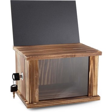 Safco, SAF4237NA, Bamboo Suggestion Box, 1 Each, Natural - Walmart.com