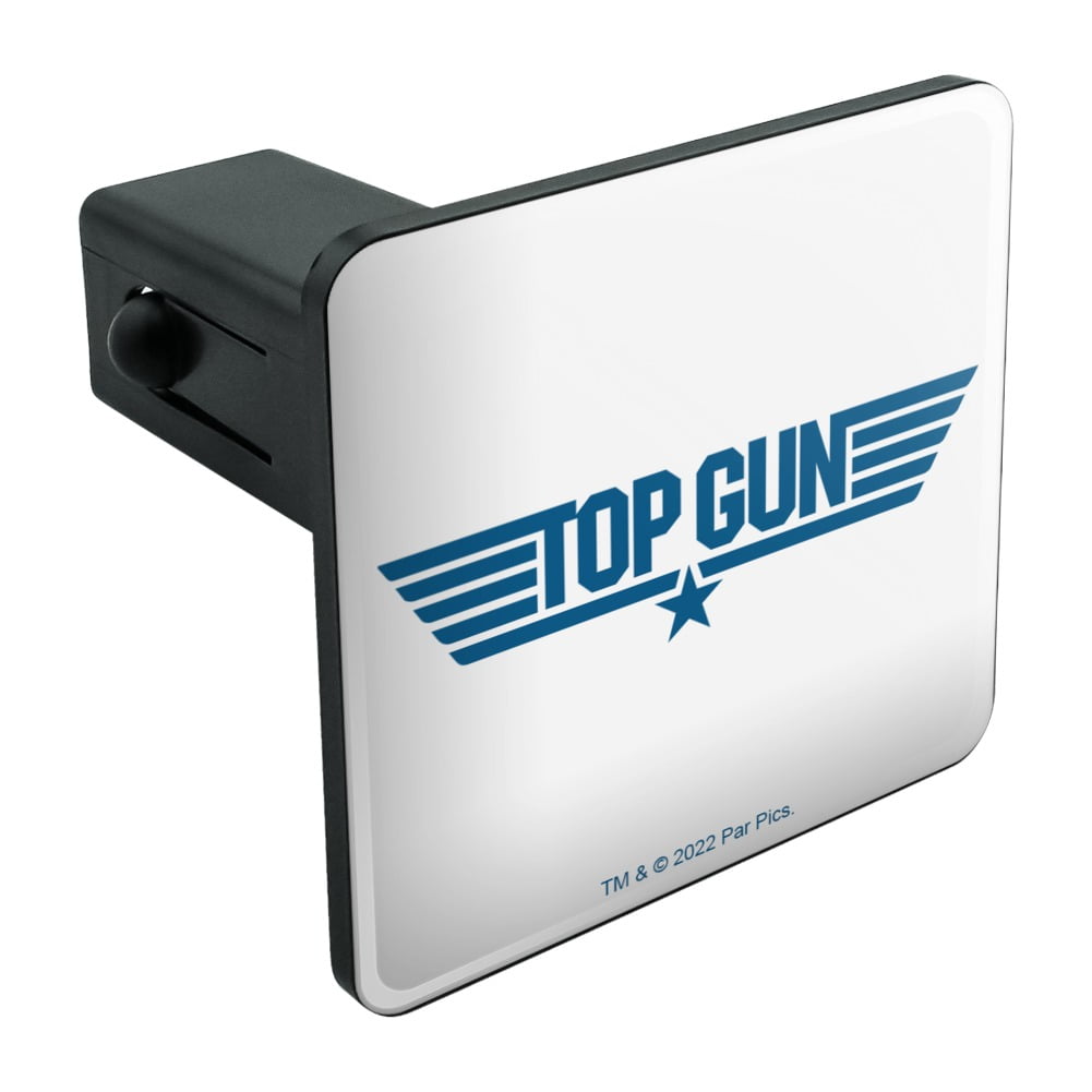 Top Gun Flat Logo Tow Trailer Hitch Cover Plug Insert - Walmart.com
