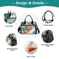 ALAZA Puppy Dog Surfboard Print Cooler Lunch Bag Insulated Reusable ...