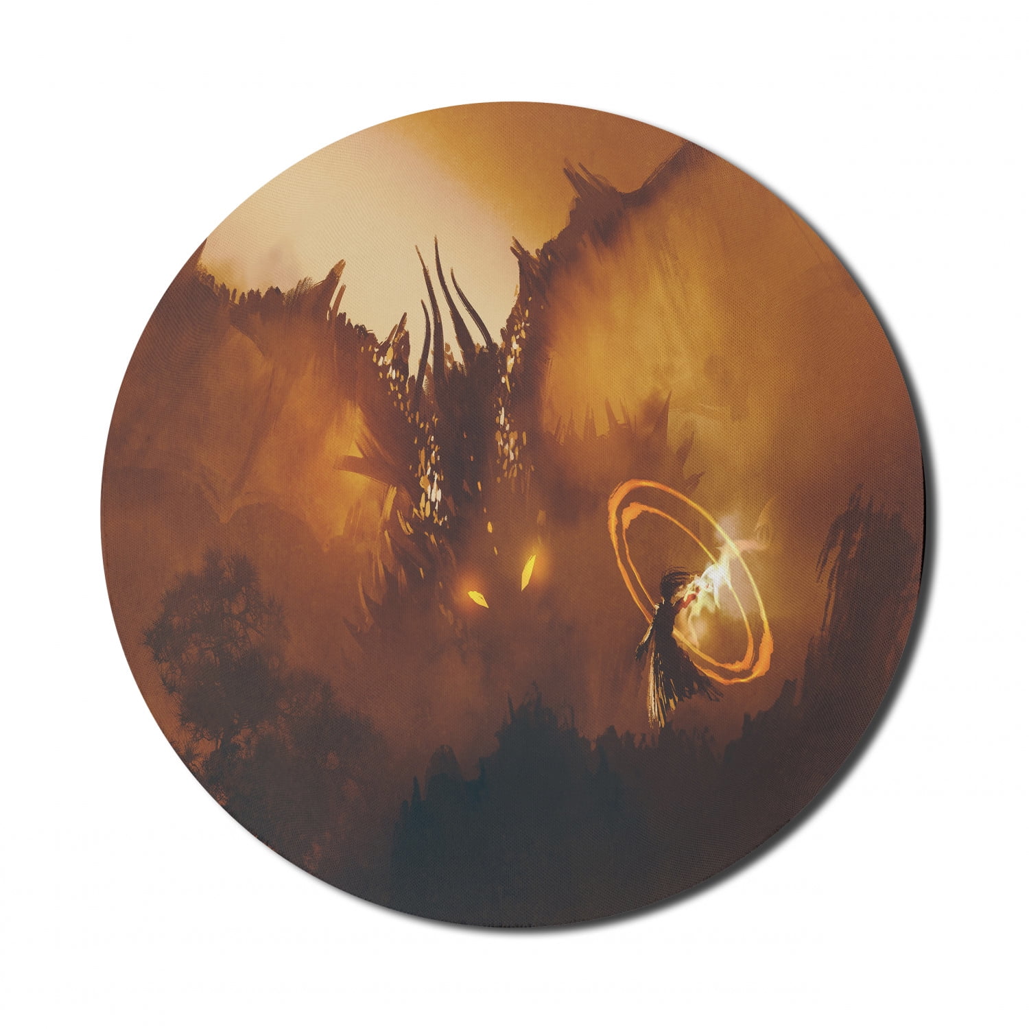 Fantasy Mouse Pad for Computers, Calling of the Dragon Magician for ...