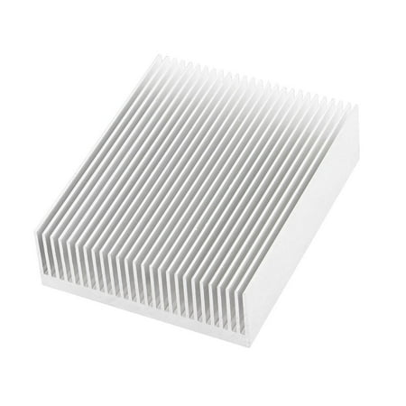 uxcell Silver Tone Aluminium Radiator Heatsink Heat Sink 150x80x27mm ...