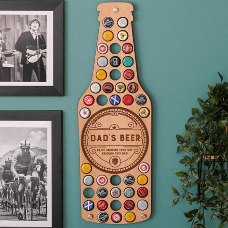 Beer Bottle Cap Display Holder Bottle Caps Collector Wall Decor Beer ...