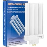 MyGift Fluorescent Replacement Light Bulb, 27W 6500K, 4-Pin GX10Q-4 ...