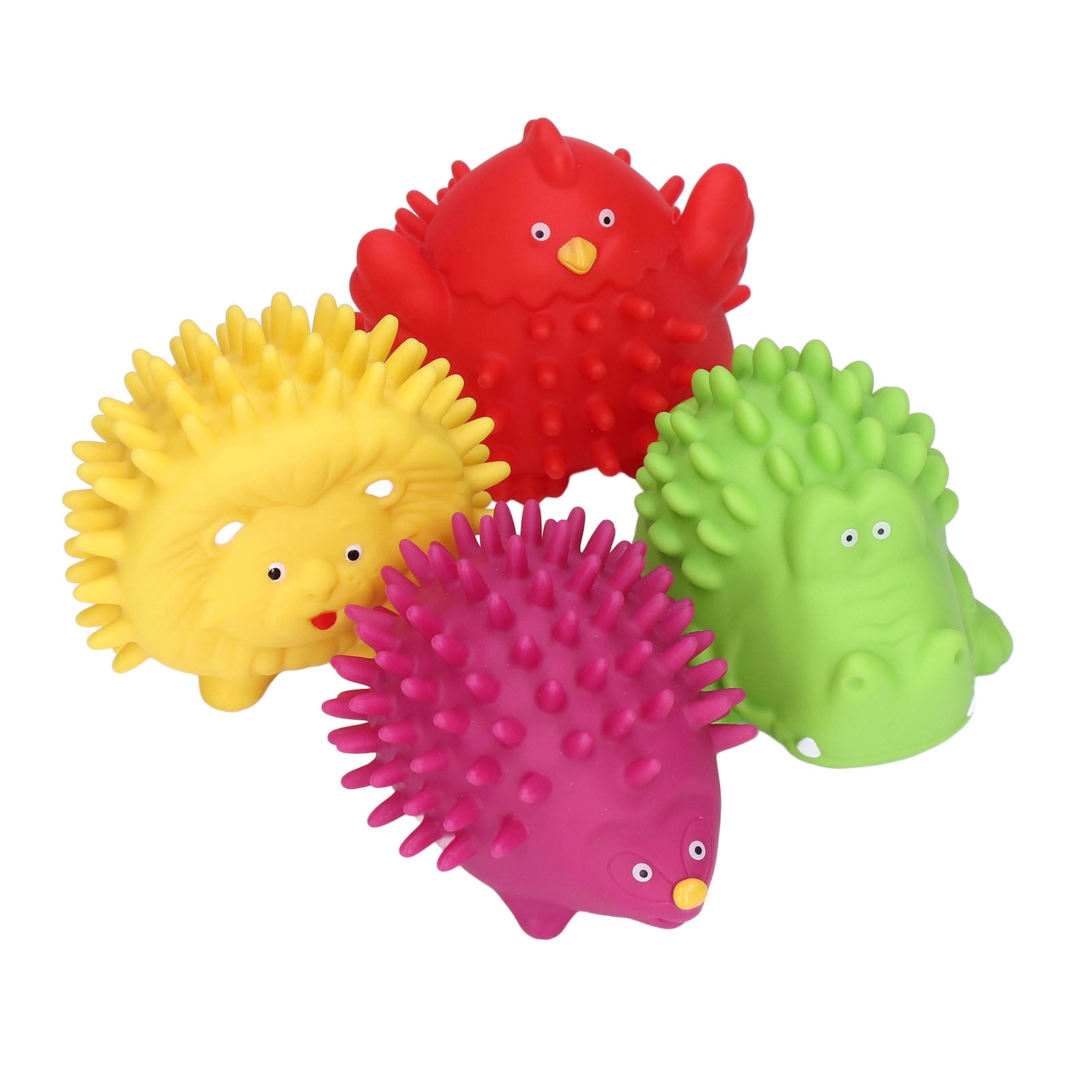 Ccdes Baby Ball Toy, Portable Cartoon Animal Shaped Bright Color BB ...