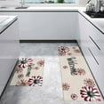 4th of July 2 Pieces Non-Slip Kitchen Mat Set Red Spring Floral Daisy ...