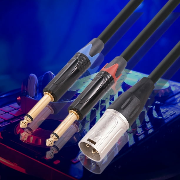 Cable Xlr De 3 Pines A Doble De 6,35 Mm Cable de audio profesional ...