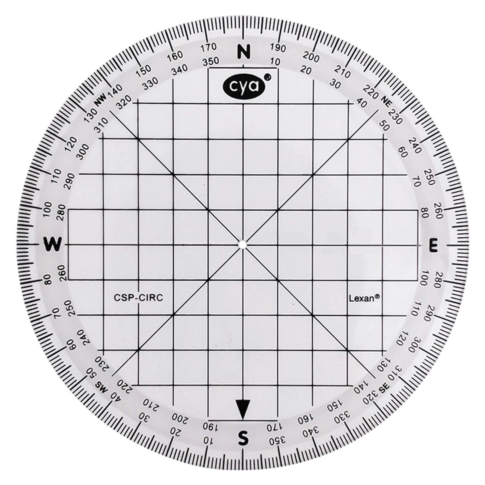 Regla de brazo de 360 grados, mapa geométrico, buscador de ángulo del ...