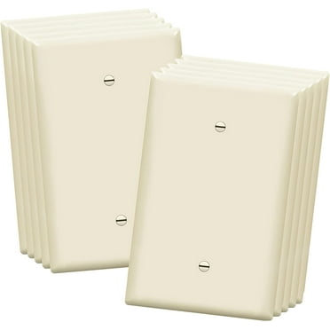 Pass & Seymour Trademaster Jumbo Blank Wall Plate, White (M20 ...
